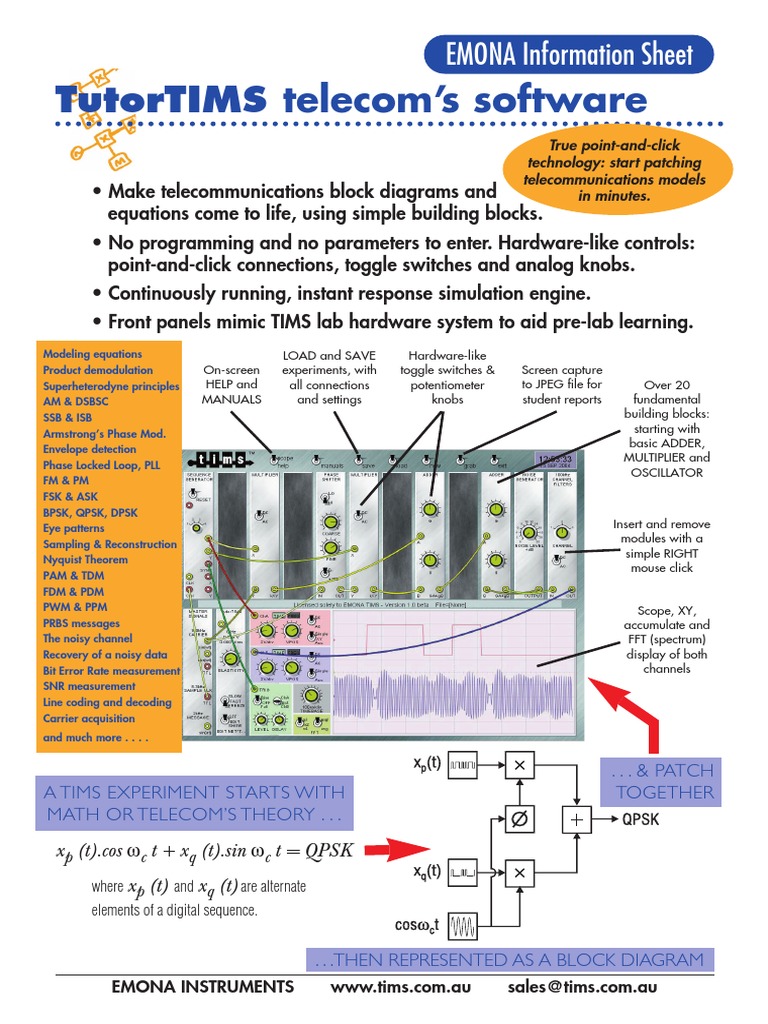 Tutortims Telecom'S Software: Emona Information Sheet | PDF | Media ...