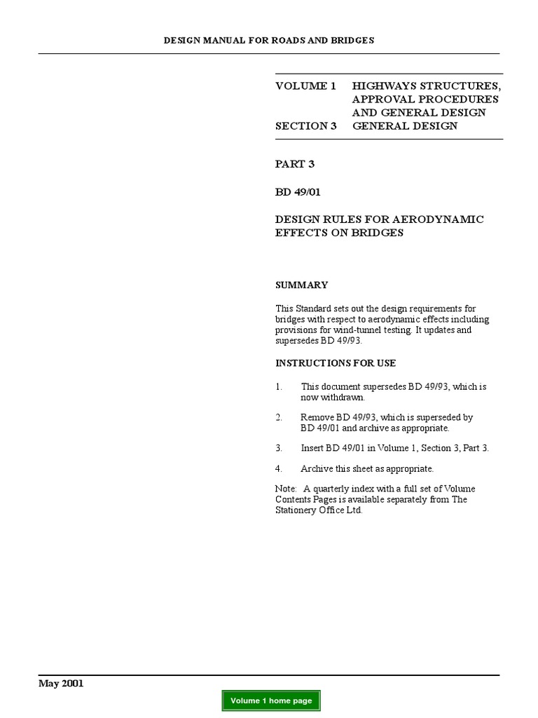 Highways Structures, Approval Procedures and General Design Section 3 ...