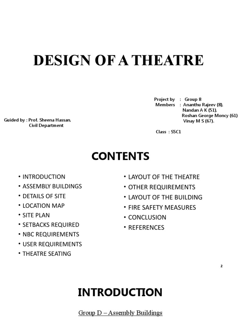 Final DESIGN OF A THEATRE-1 | PDF | Nature