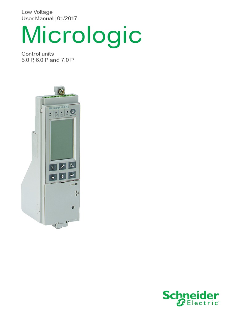 Micrologic P | PDF | Power Supply | Electrical Engineering