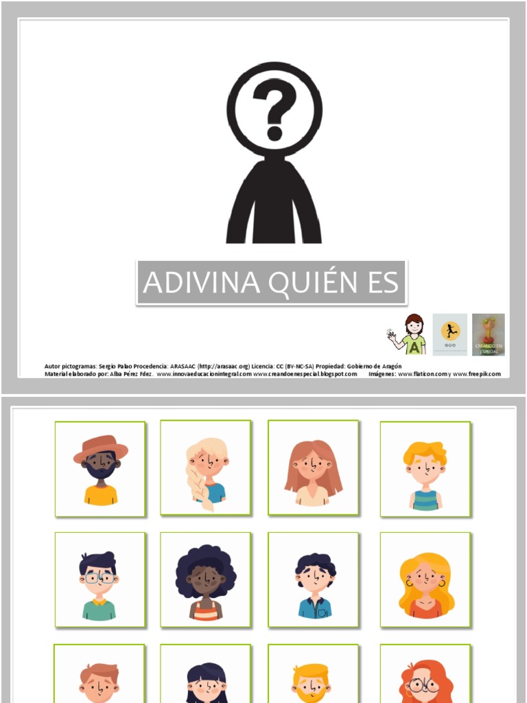 Adivina Quien Es PDF | PDF | Pelo | Belleza