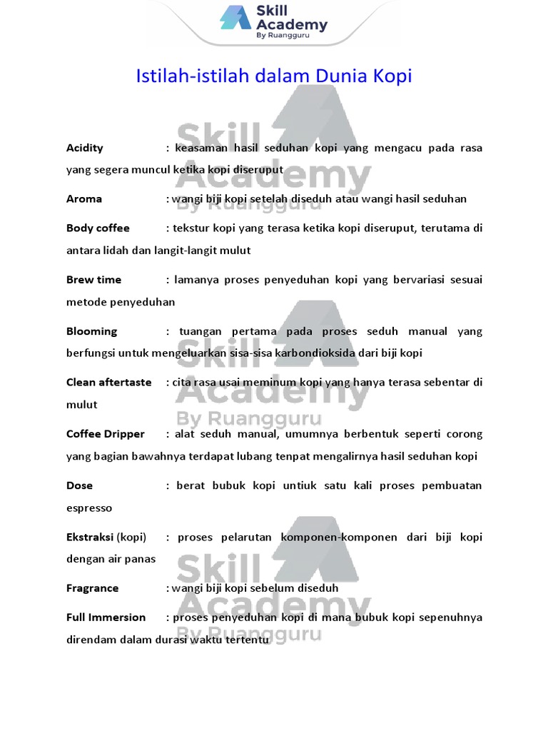 Istilah Perkopian | PDF