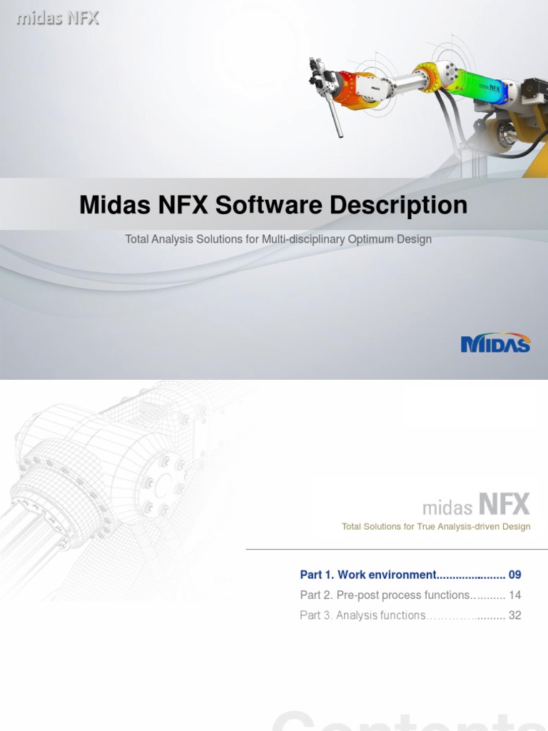 Midas NFX: Comprehensive Analysis Solutions | PDF | Heat Transfer ...