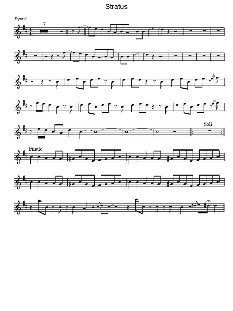 Stratus Synth1 PDF | PDF