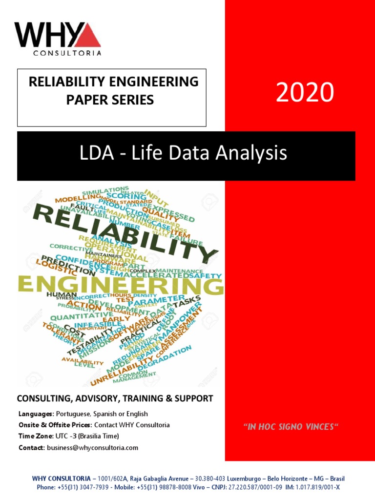 LDA - Life Data Analysis: Reliability Engineering Paper Series | PDF ...