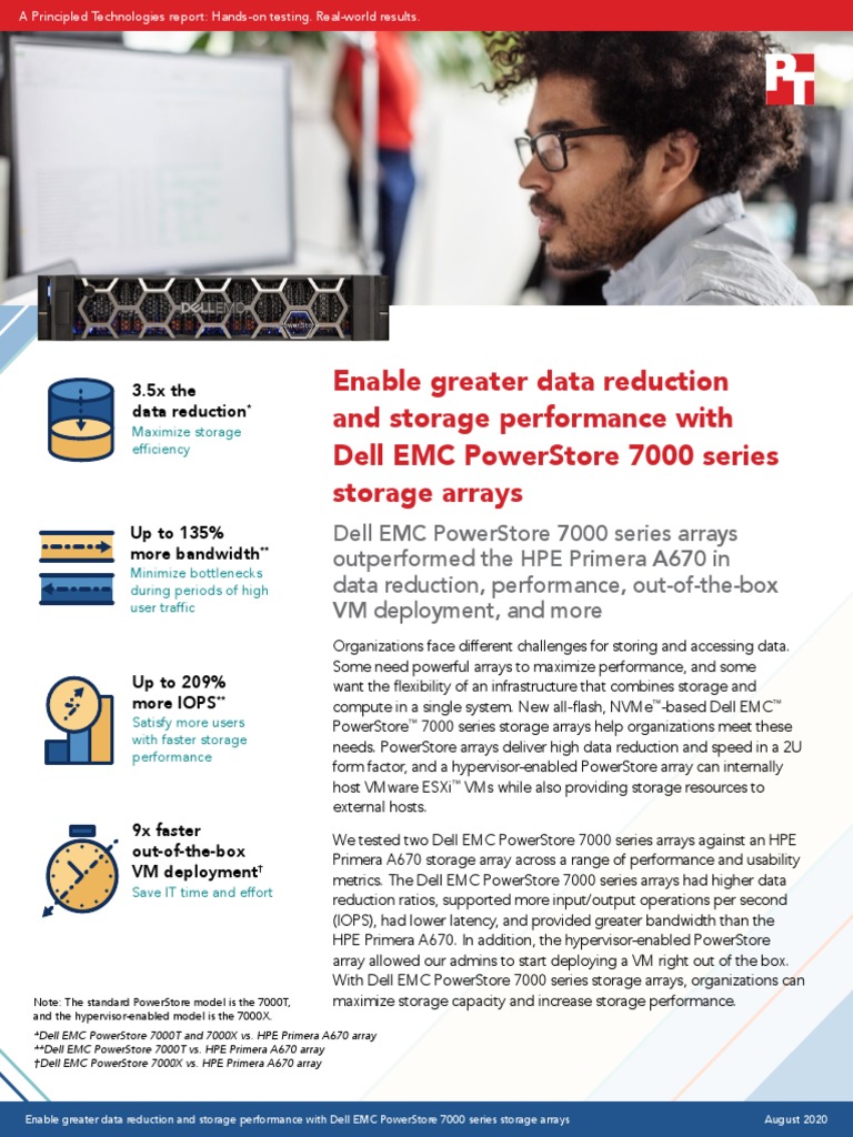 Enable Greater Data Reduction And Storage Performance With Dell Emc Powerstore 7000 Series