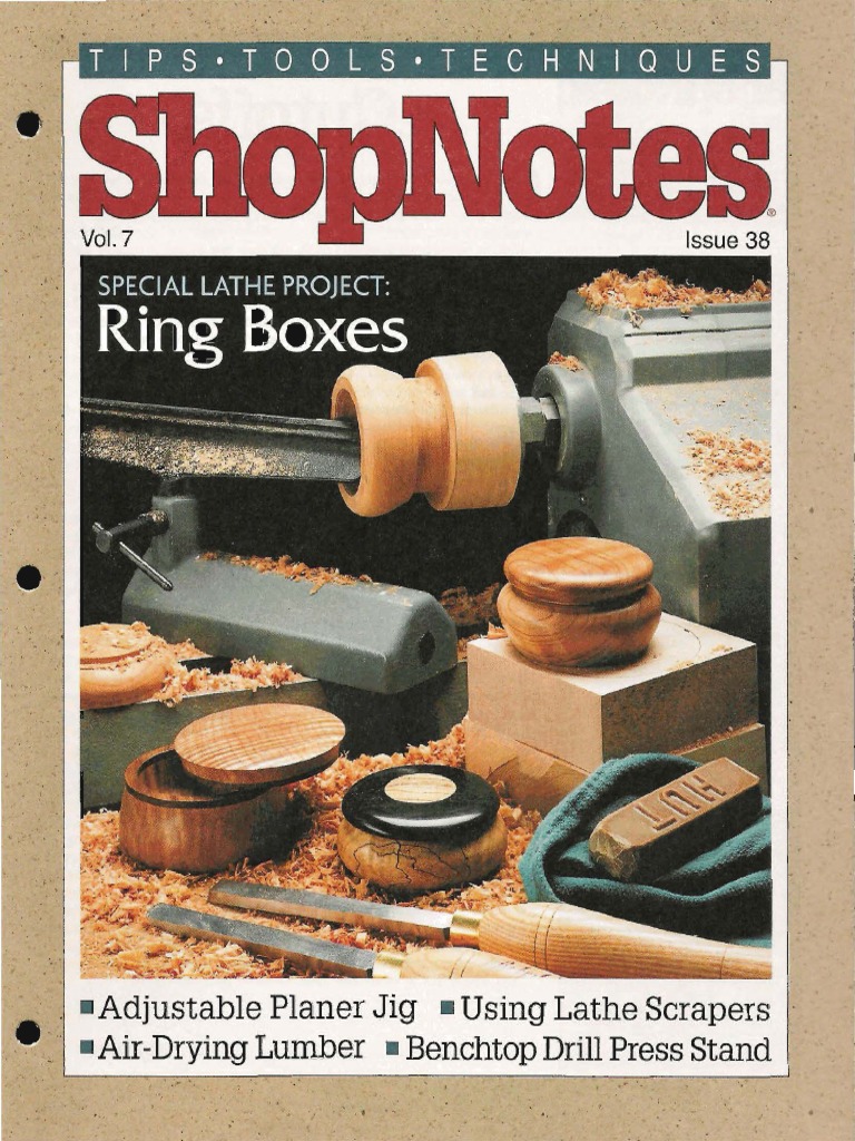 ShopNotes Issue 38 PDF | PDF | Grinding (Abrasive Cutting) | Crafts