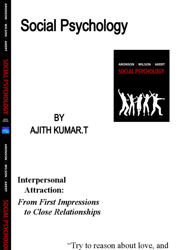 Interpersonal Attraction Insights | PDF | Physical Attractiveness | Interpersonal Relationships