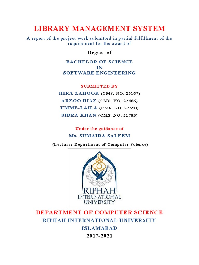 Library Management System: Degree of | PDF | Books | Software