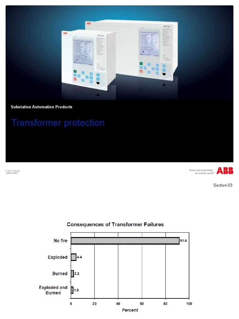Transformer Protection: Substation Automation Products | PDF ...