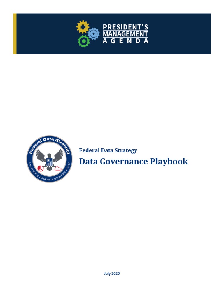 Federal Data Governance Playbook Guide | PDF | Governance | Metadata