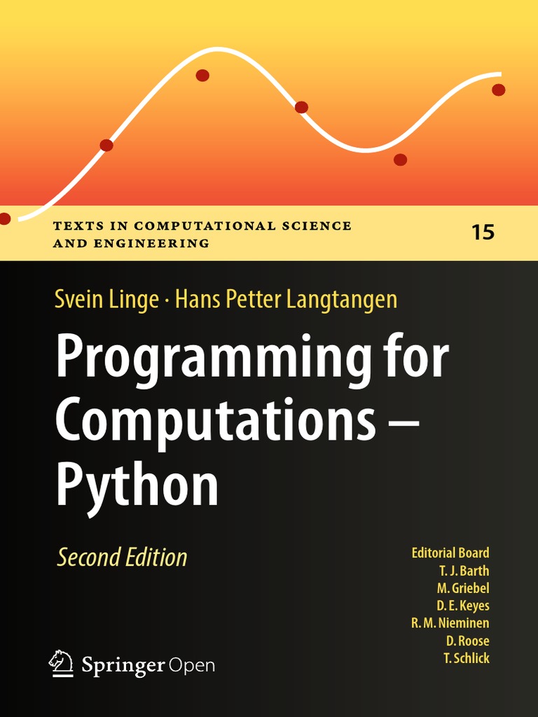 2020 Book ProgrammingForComputations-Pyt PDF | PDF | Numerical Analysis | Computer Programming
