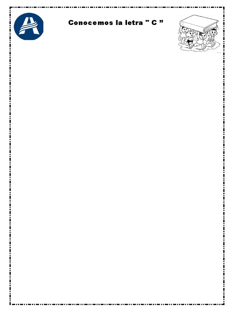 La Letra C - Hoja de Trabajo | PDF