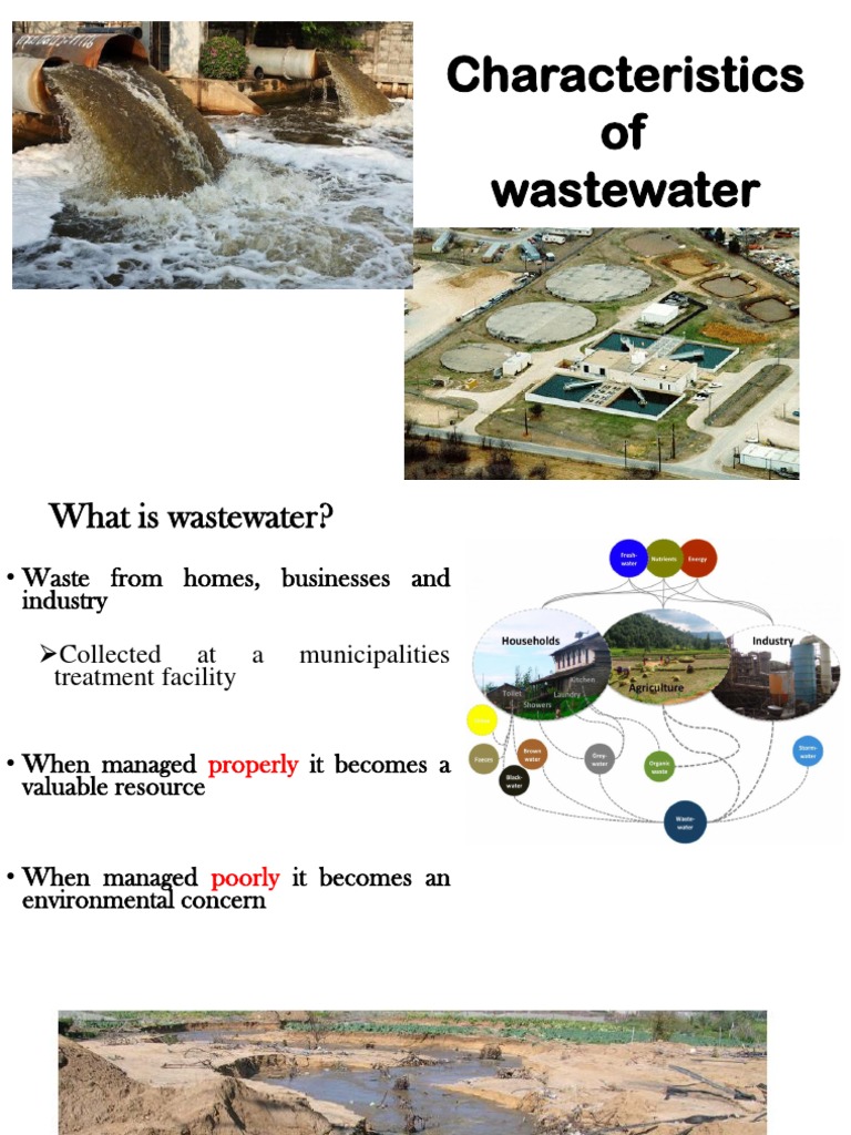 Waste Water Characteristics | PDF | Sewage Treatment | Water And Politics