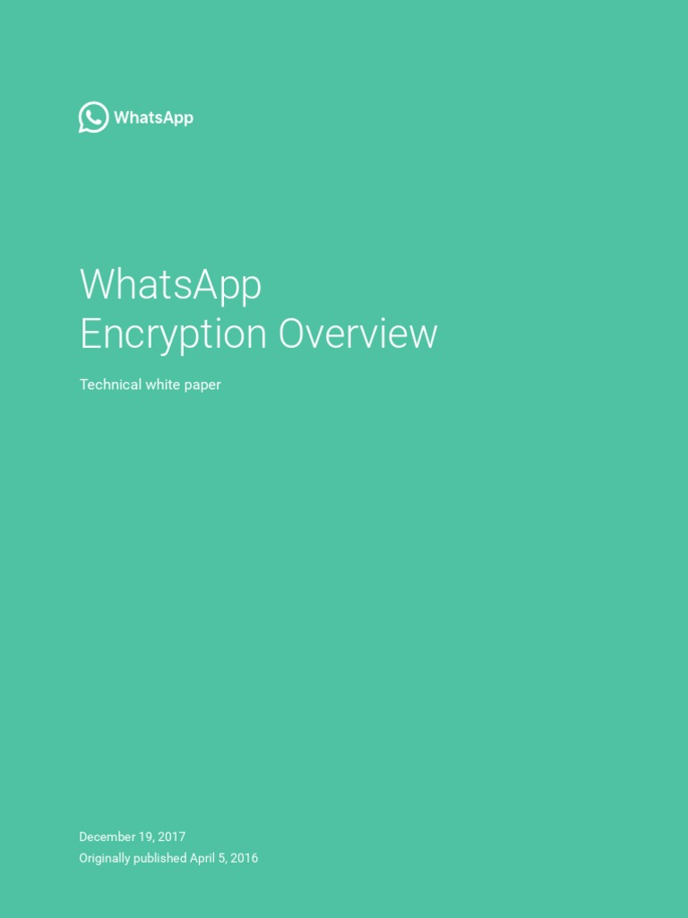 WhatsApp Encryption Explained | PDF