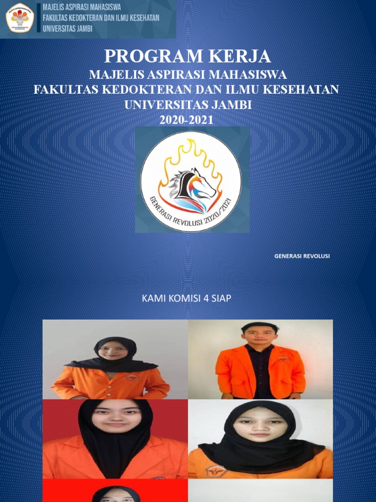 PROGRAM KERJA Komisi 4 | PDF