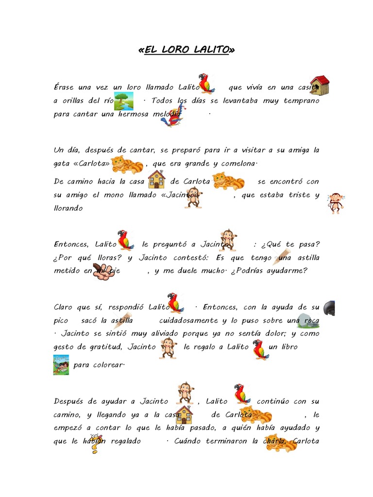 Aventuras del loro Lalito | PDF