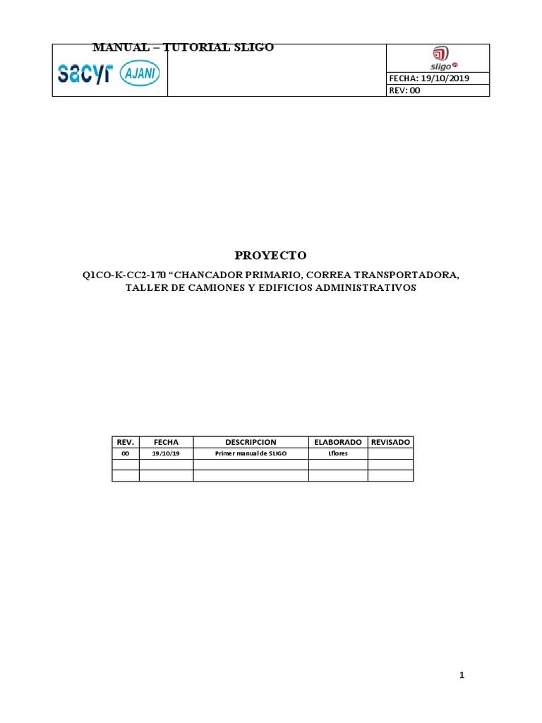 MANUAL-TUTORIAL SLIGO Consulta de Materiales | PDF | Gestión de ...