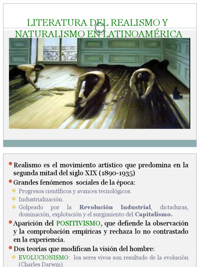 Realismo y Naturalismo en Latinoamérica | PDF | Realismo literario ...