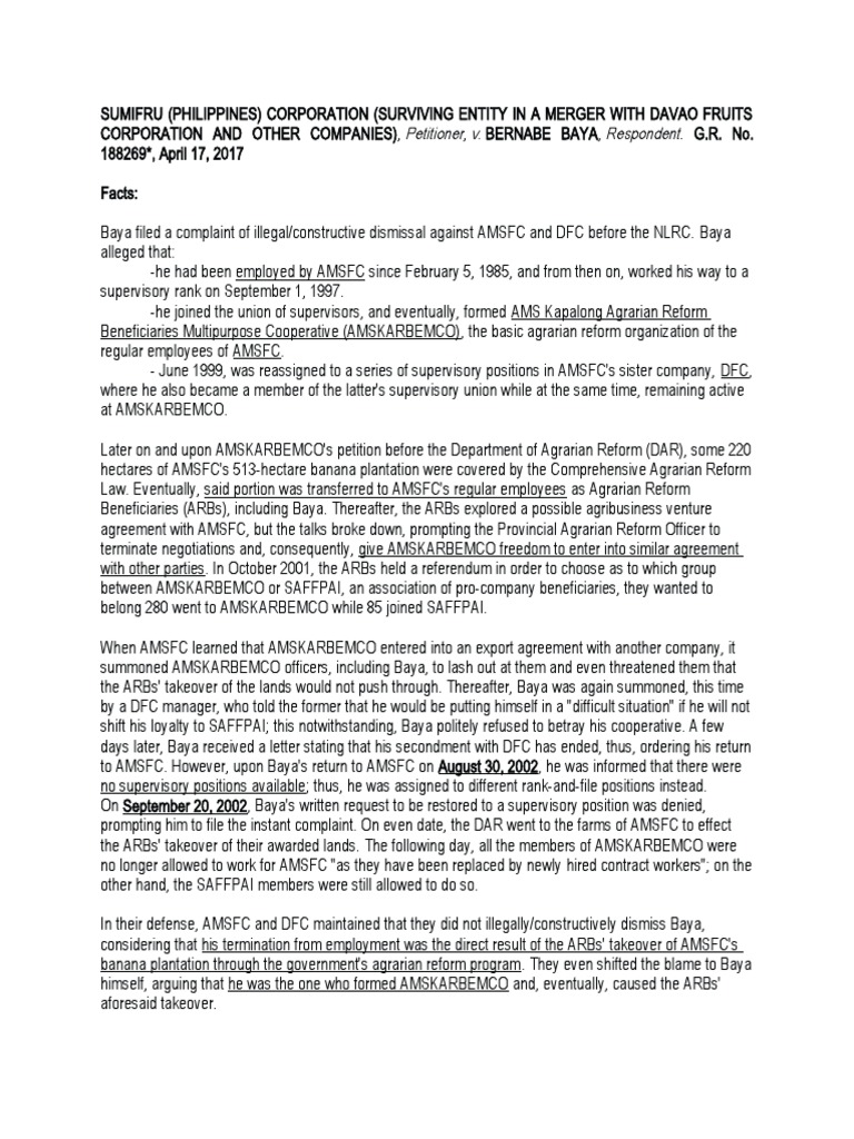 SUMIFRU Vs Baya | PDF | Public Law | Government Information