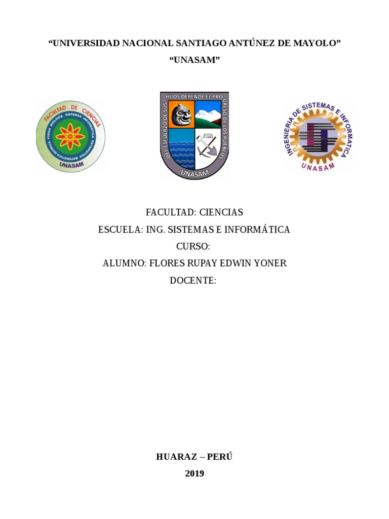 Caratula Oficial Unasam | PDF