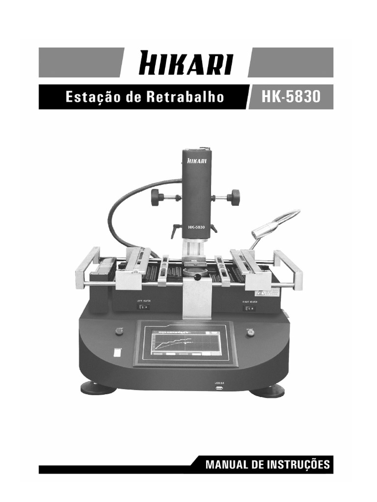 BGA Rework Station User Manual | PDF | Printed Circuit Board | Soldering