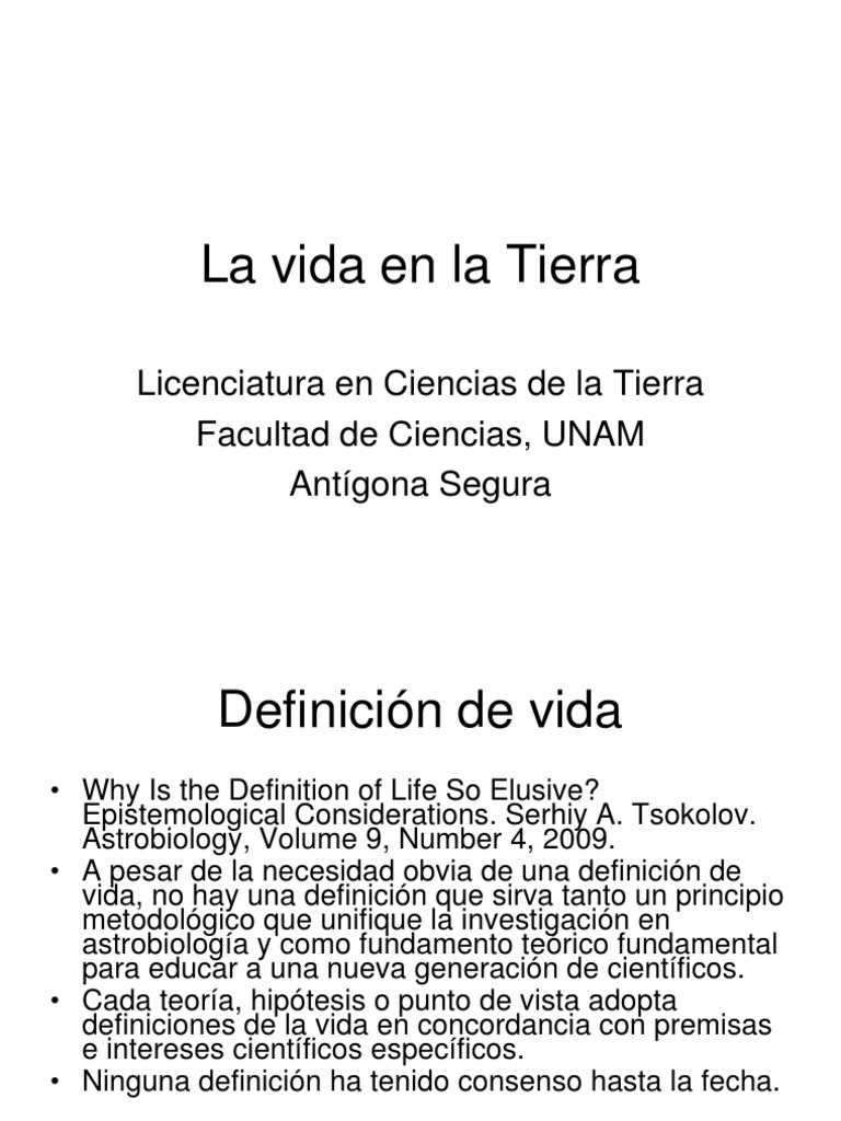 Definiciones de Vida y Complejidad | PDF | Entropía | Vida