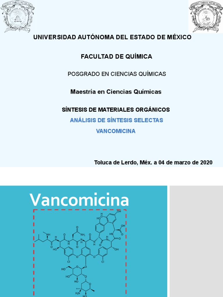 Vancomicina | PDF | Antibióticos | Biología