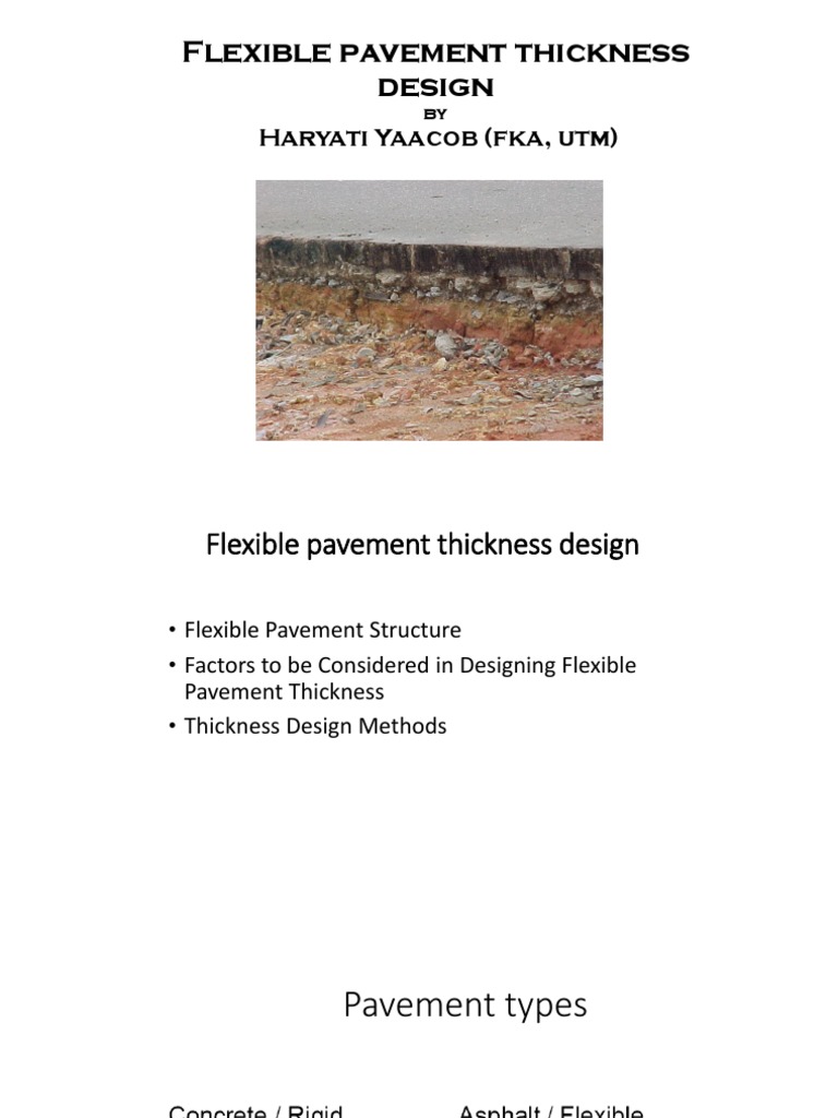 Flexible Pavement Thickness Design Guide | PDF | Road Surface | Asphalt