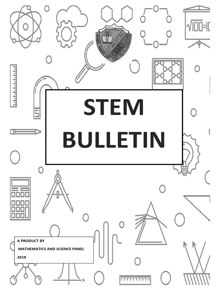 Stem Bulletin: A Product by Mathematics and Science Panel 2019 | PDF