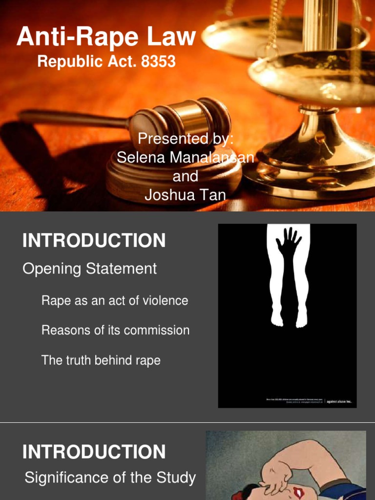 Anti-Rape Law | PDF | Rape | Violence