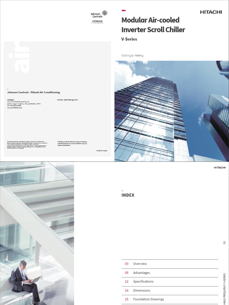 Johnson Controls - Hitachi Air Conditioning Modular Air-cooled Inverter ...