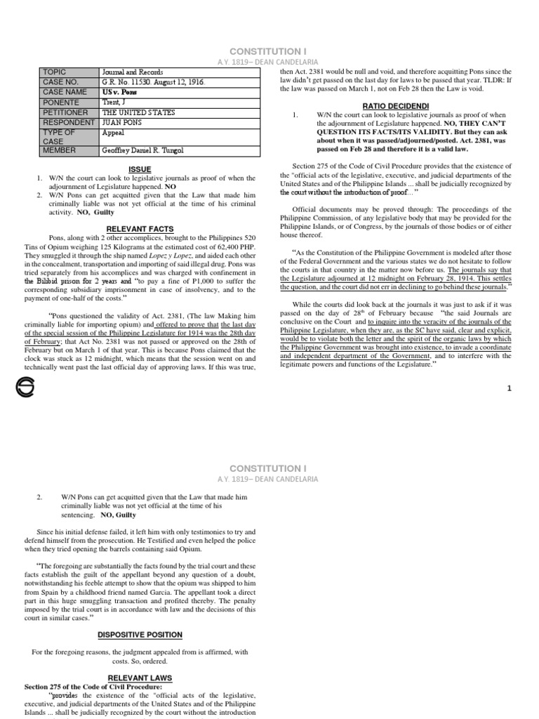 7.US v. Pons PDF | PDF | Evidence (Law) | Virtue