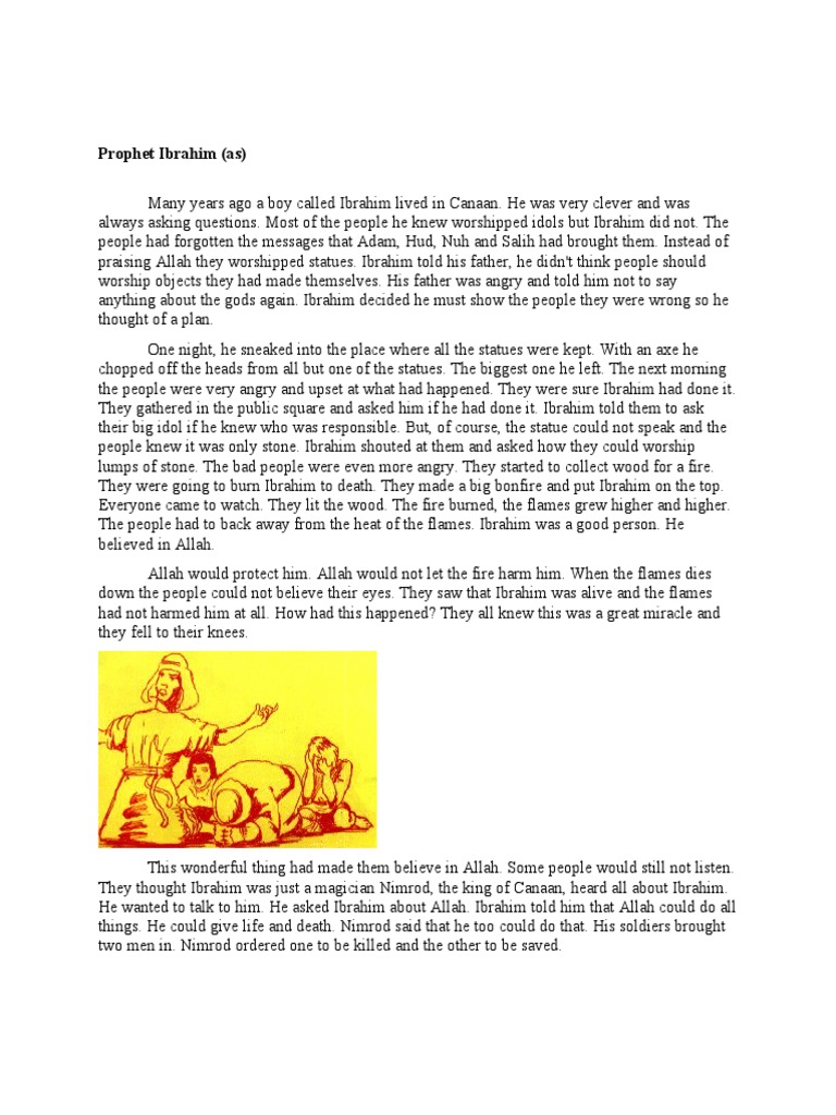 Telling Story Prophet Ibrahim | PDF | Religion And Belief