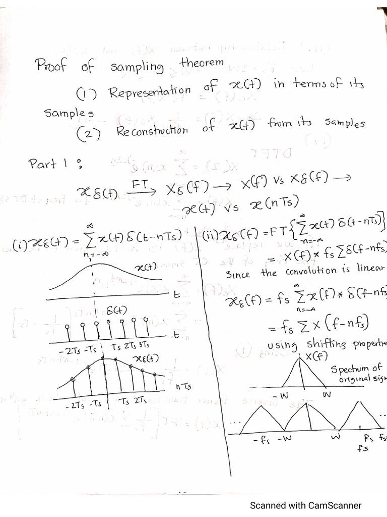 Sampling Theorem | PDF