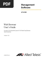 CLI Command Line For Aruba Switches | PDF