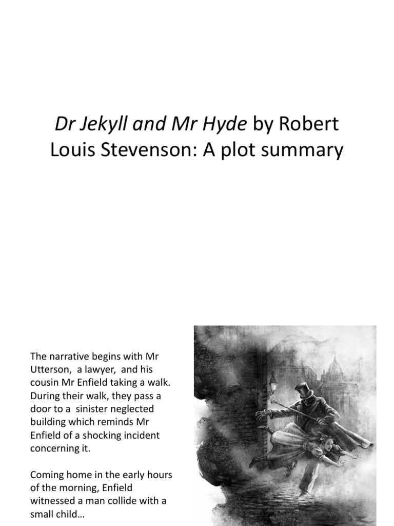 DR Jekyll and MR Hyde by Robert: Louis Stevenson: A Plot Summary | PDF ...