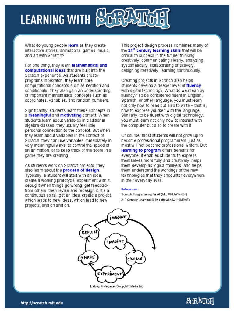 What Do Young People Learn With Scratch PDF | Download Free PDF ...