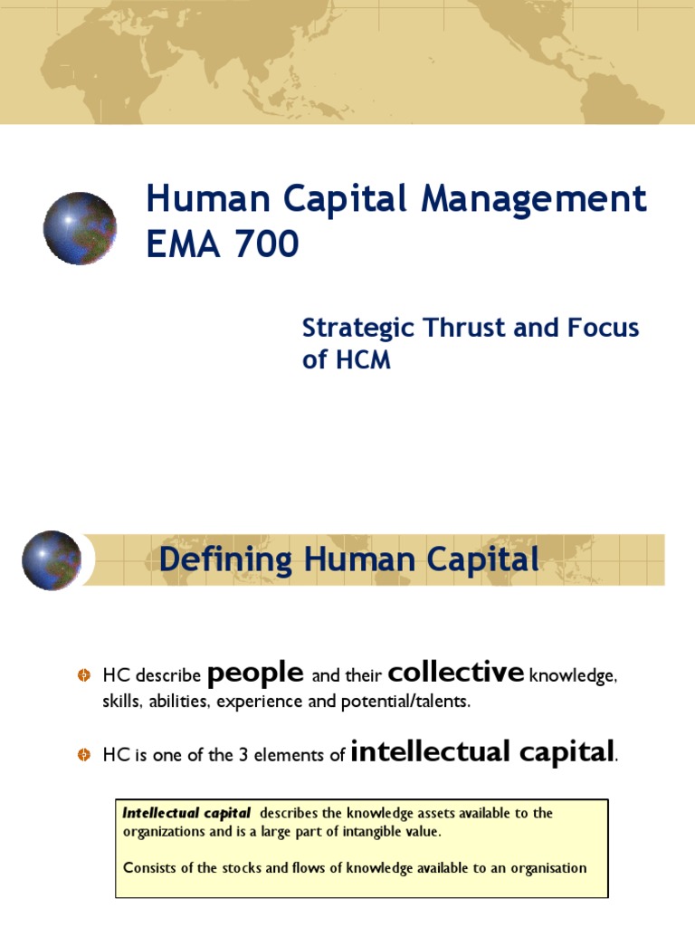 L2 - Strategic Thrust and Focus of HCM (March2018) PDF | PDF | Goal ...