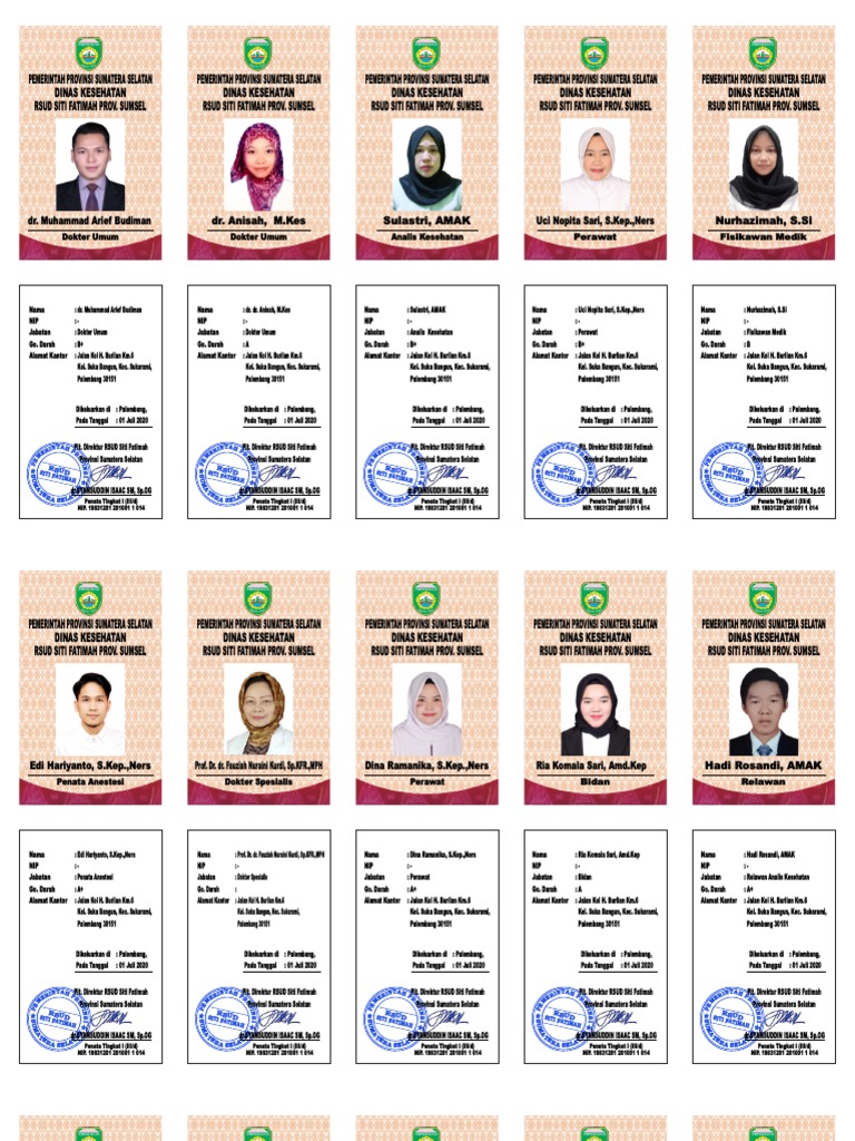 Id Card Relawan PDF | PDF