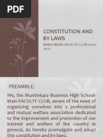 Club Constitution Template | PDF | Social Equality | Committee