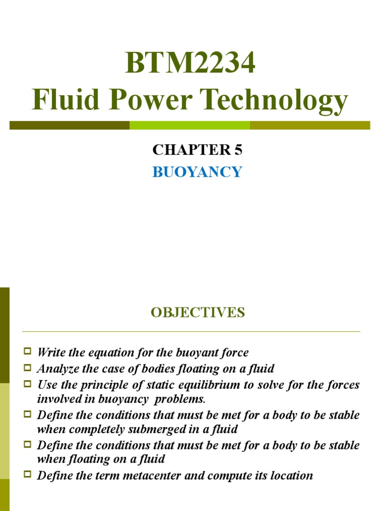 Understanding Fluid Buoyancy Principles | PDF | Buoyancy | Continuum ...