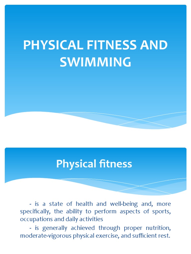 Physical Fitness and Swimming | PDF | Strength Training | Aerobic Exercise