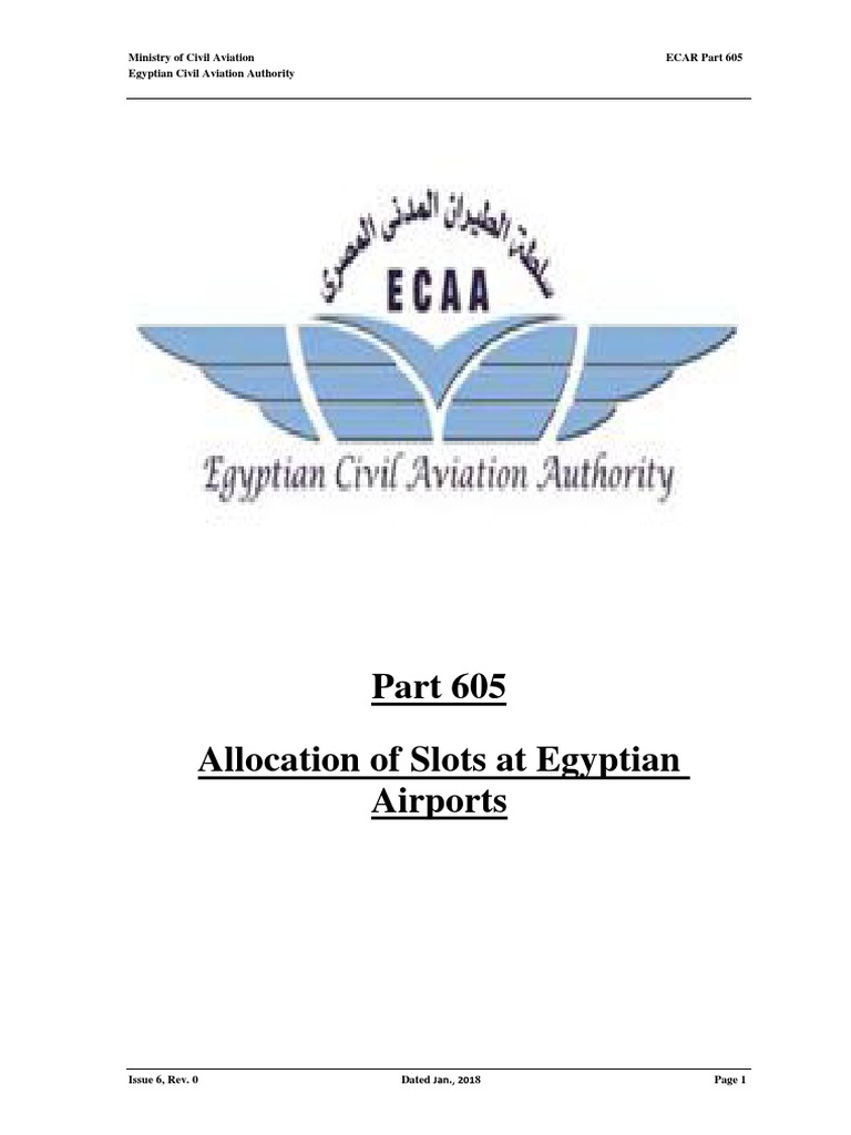 Part 605 | PDF | Airport | Airlines