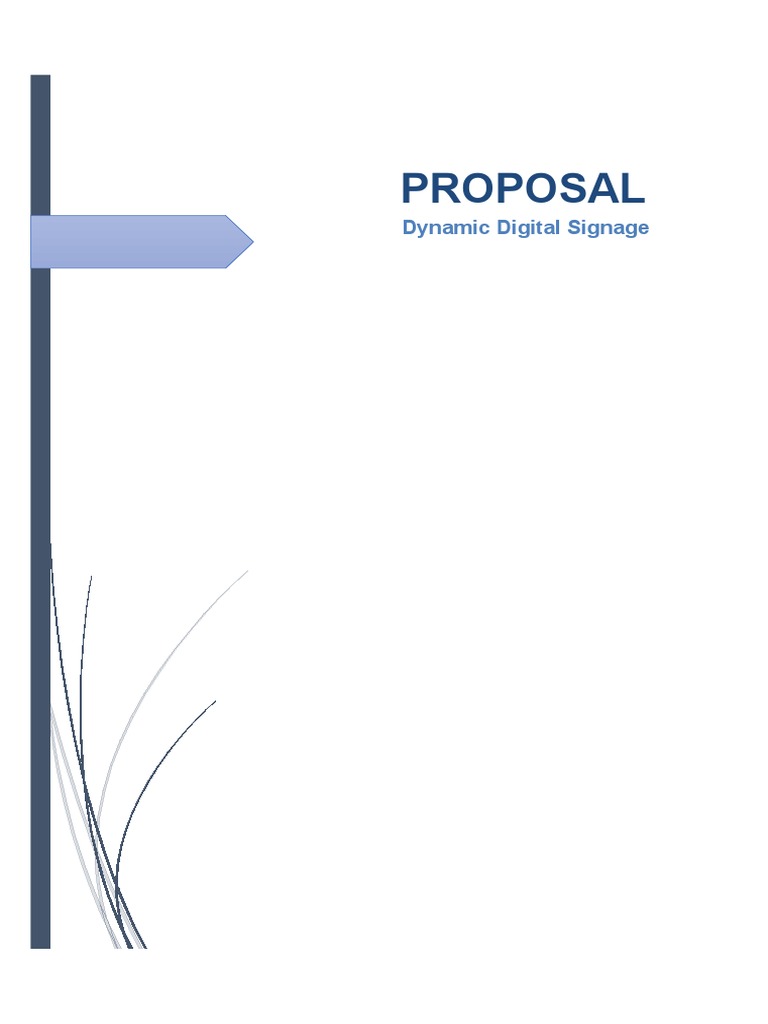 Proposal Aplikasi Digital Signage | PDF | Komputer