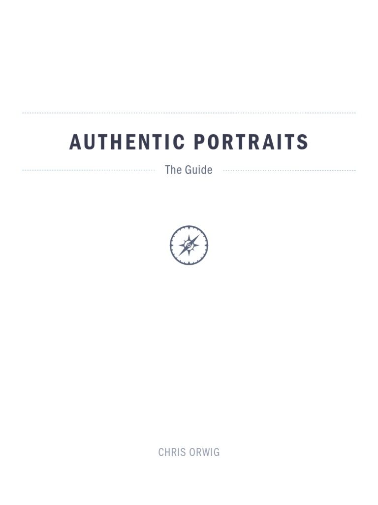Authentic Portraits: A Comprehensive Guide | PDF | Portrait Photography ...