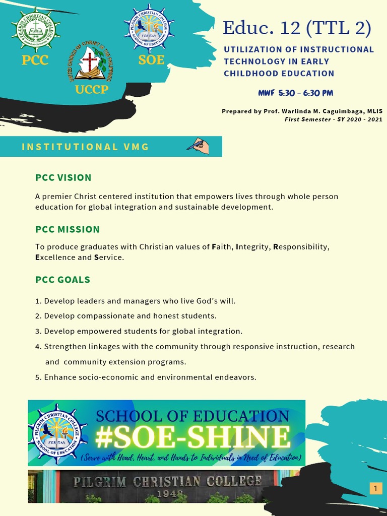 EDUC 12 Module 1 PDF | PDF | Educational Technology | Early Childhood Education