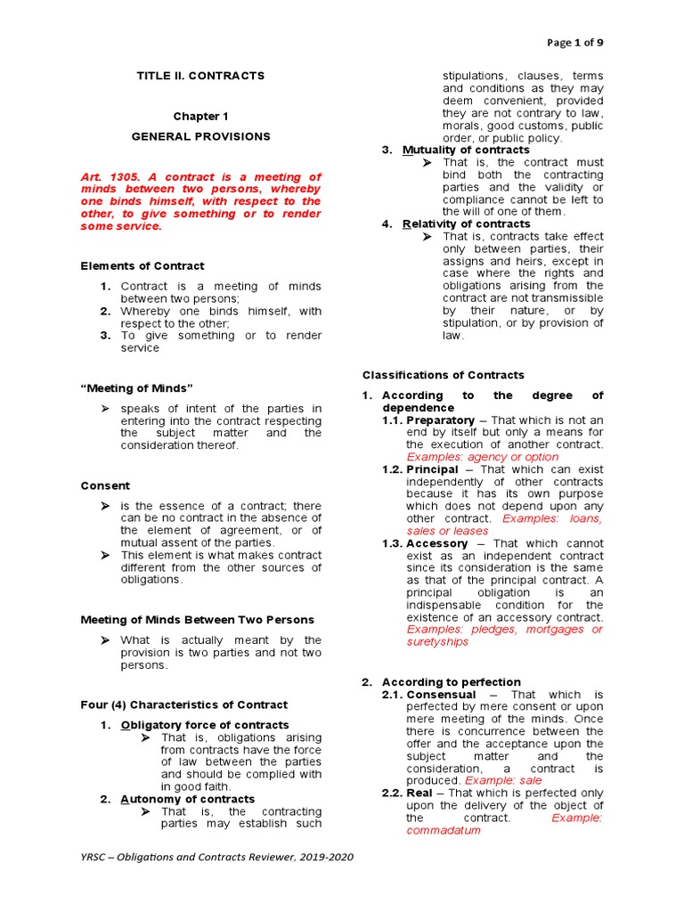 Chapter 1. General Provisions | PDF | Due Process Clause | Mortgage Law