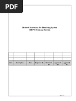 Method Statement Water Reticulation | PDF | Pipe (Fluid Conveyance ...
