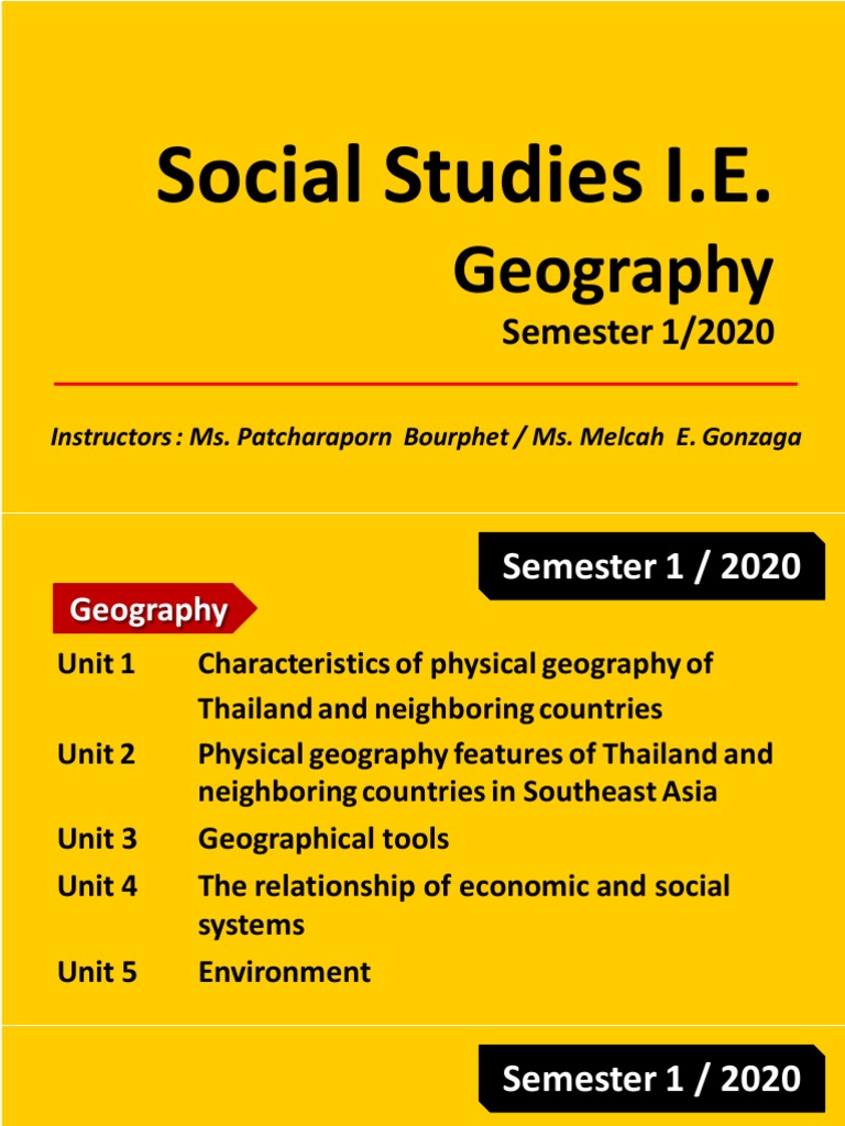 Geography Lesson1 Online | PDF | Geography | Physical Geography